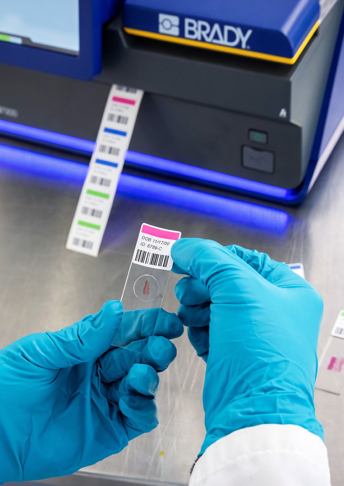 BRADY Kleurenprinter voor het laboratorium