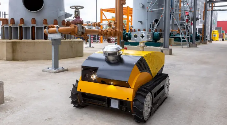 5G robots voor explosieveiligheid